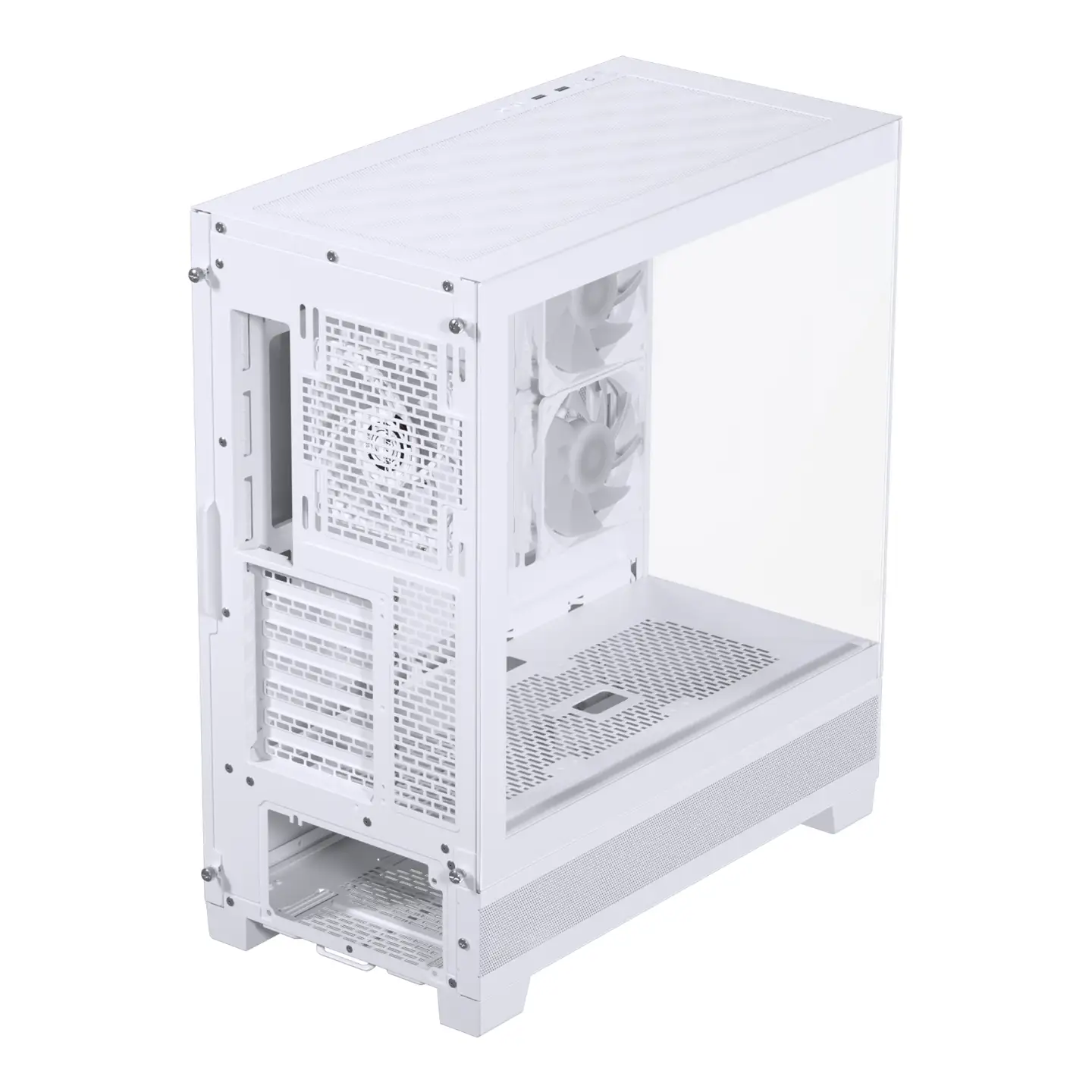 Phanteks XT View ATX Case Tempered Glass Windows, White | Falcon Computers