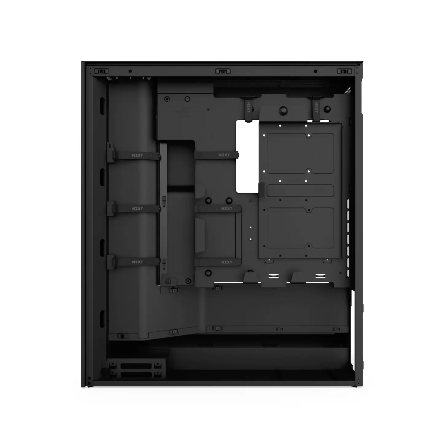 NZXT H7 Flow RGB (2024) Mid Tower Tempered Glass PC Gaming Case Black ...