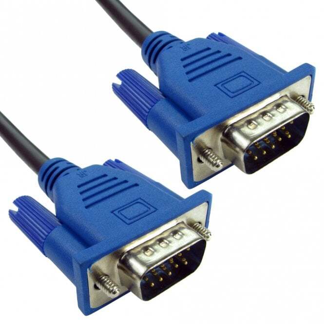 Generic 3m 15 Pin VGA Cable Male to Male | Falcon Computers