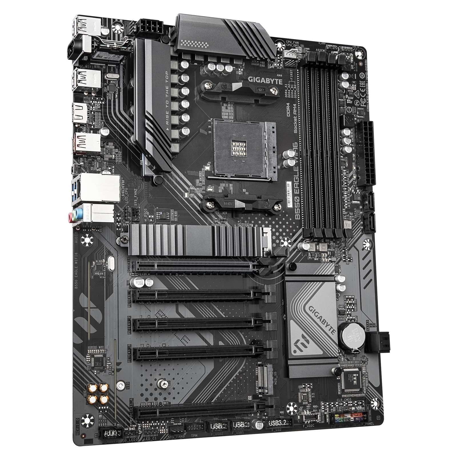 Gigabyte B550 EAGLE WIFI6 AMD AM4 Socket Motherboard, ATX, 4x DDR4 ...
