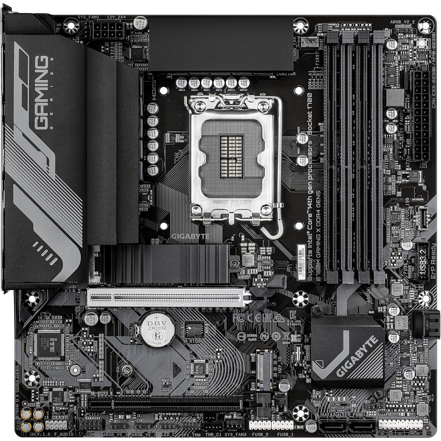 Gigabyte Gigbayte B760M GAMING X Gen5 Micro ATX DDR4 Socket 1700 ...