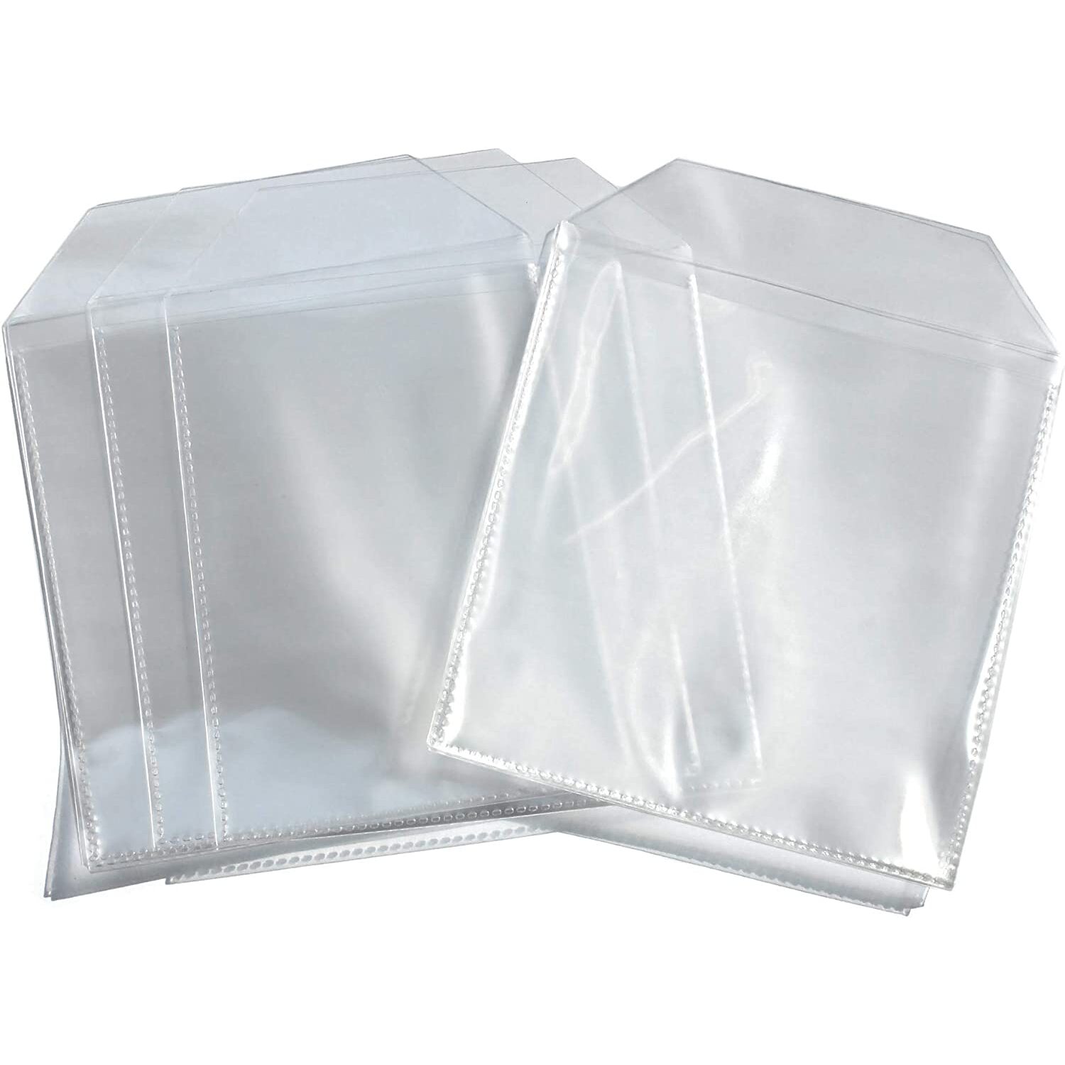 Generic Plastic Sleeves 100 pack CD / DVD 70 micron | Falcon Computers